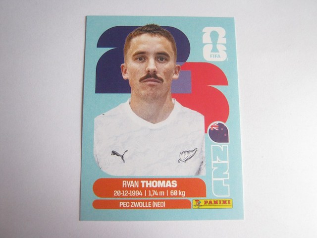 Panini FIFA WC 2026 : NZL 12