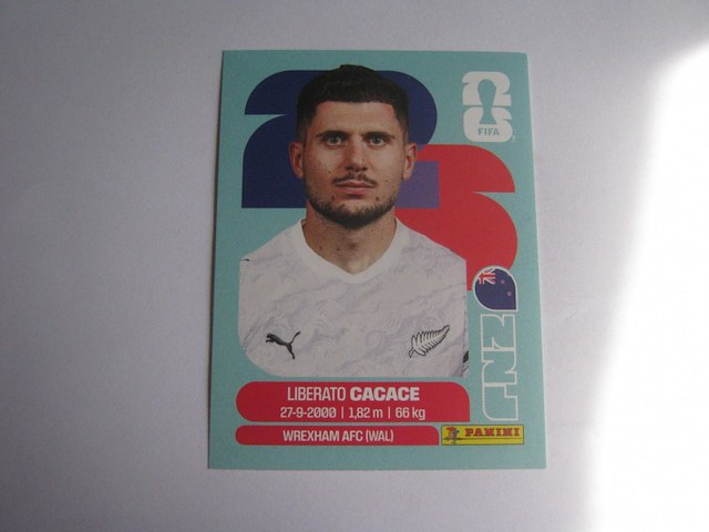 Panini FIFA WC 2026 : NZL 5