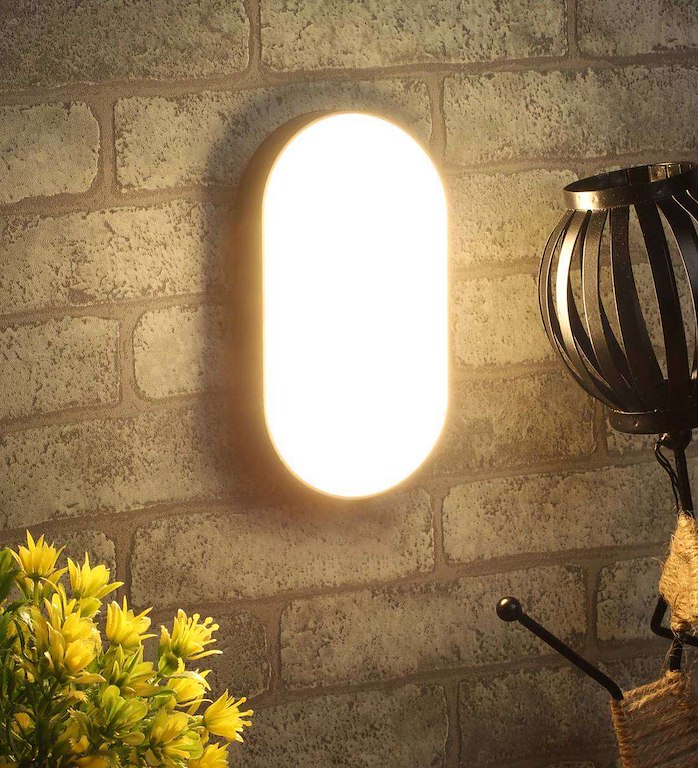 Fasadna crna LED lampa