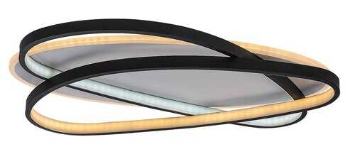 Plafonjera Brantiel LED 57 crno/ bela
