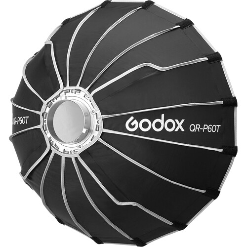 Godox QR-P60T Quick Release Softbox Bowens Mount (60cm)
Parabolic softbox dizajn
Reflektujuća srebrna unutrašnjost
Podesiv izgled svetla
Quick Release sistem
Kompatibilnost
Dodatni grid
Ide...