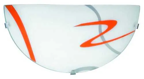 Zidna lampa Soley E27 1x MAX 60 bela