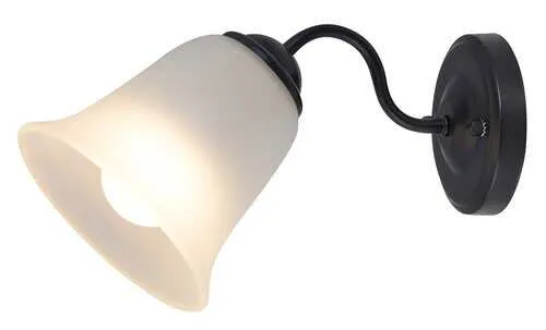 Zidna lampa Fabiola E27 1x MAX 40 mat crno