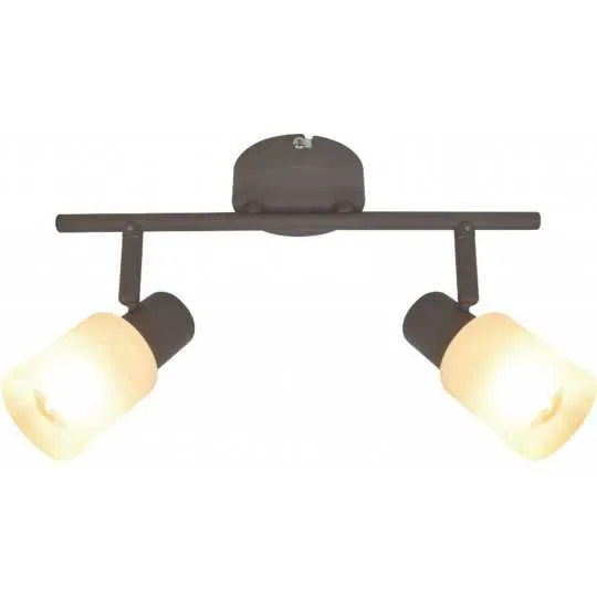 M150720 40W braon 2xE14 Spot lampa Mitea Lighting