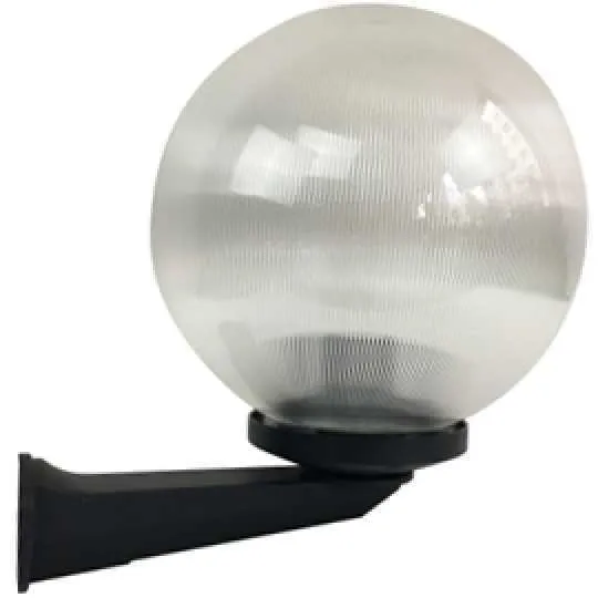 M350011 Max 1x60W prizmatik transparentna IP44 E27 kugla zidna lampa Mitea Lighting