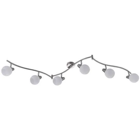 M130533 40W bela šina 6xE14 Lampa Mitea Lighting