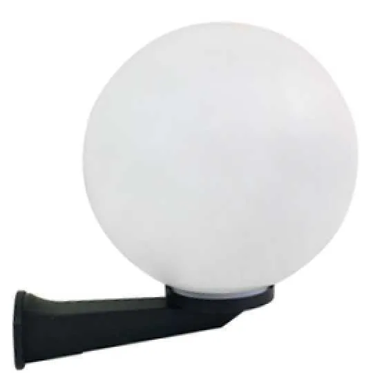 M250010 Max 1x60W bela IP44 E27 kugla zidna lampa Mitea Lighting