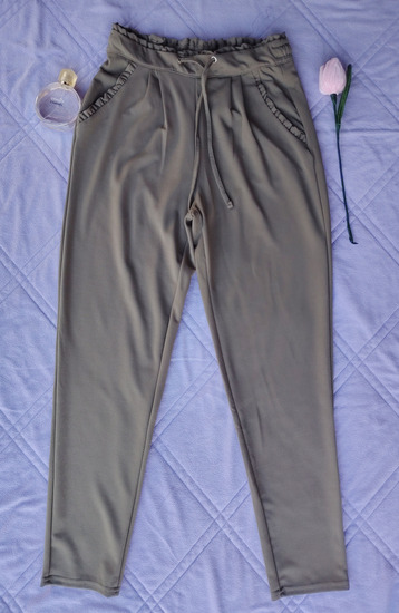 JANINA pantalone sa visokim strukom i karnerima 40