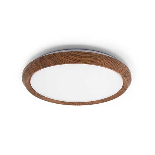 M205486 24W 180~260V 6500K tamna boja drveta fi390 x h60mm SMD LED plafonjera Mitea Lighting