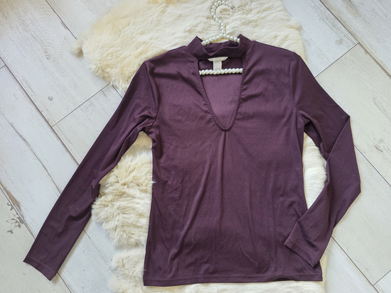 H&M bordo bluza aktuelni model m