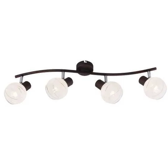 M150340 40W braon 4xE14 Spot lampa Mitea Lighting