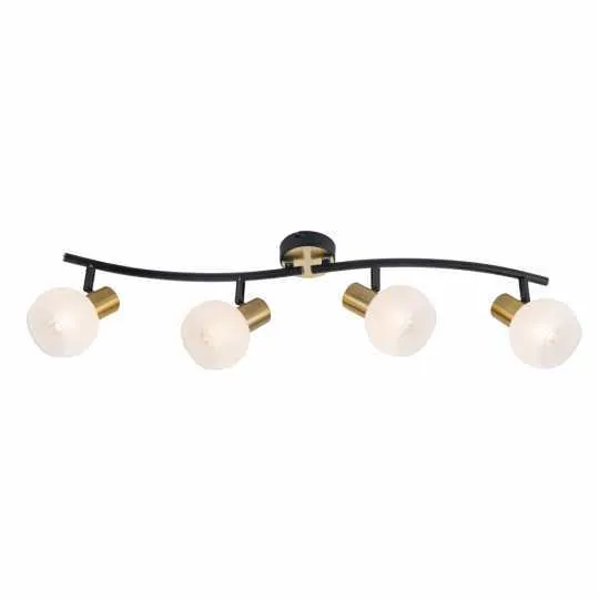 M131140 40W crno-zlatna 4xE14 Spot lampa Mitea Lighting