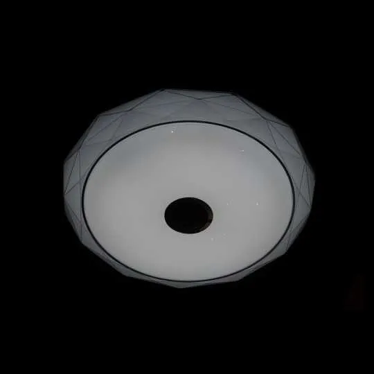M205502-BT 2x36W 180~260V WRGB bela fi500mm SMD LED plafonjera DIJAMANT sa zvučnikom 5W bluetooth Android/iOS APP iLink muzička plafonjera smart Mitea Lighting