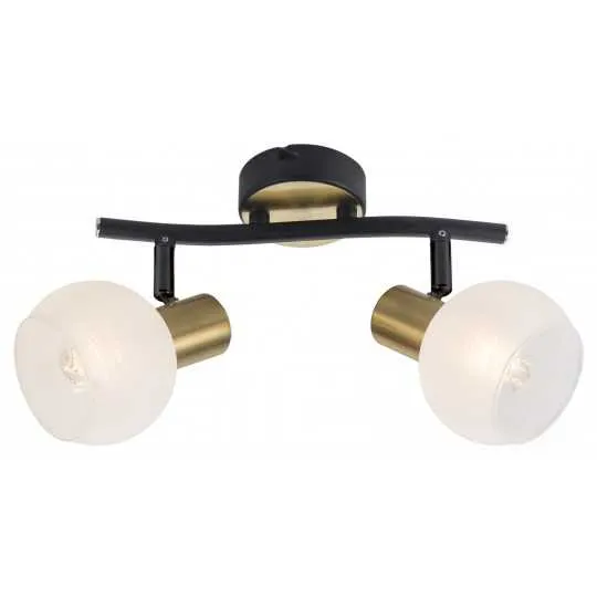 M131120 40W crno-zlatna 2xE14 Spot lampa Mitea Lighting