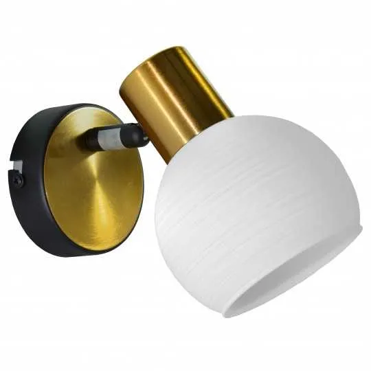 M131110 40W crno-zlatna 1xE14 Spot lampa Mitea Lighting