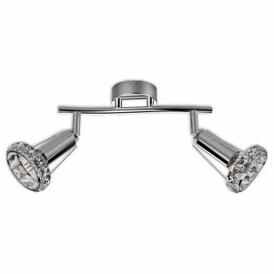 M151120 40W hrom 2xE14 Spot lampa sa kristalima Mitea Lighting