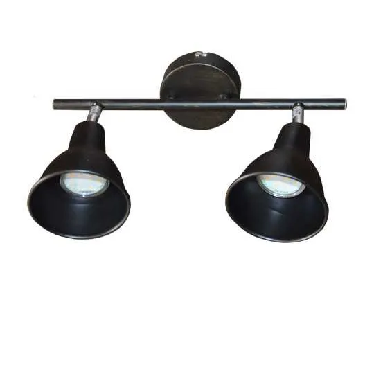 M150420 2x5W 3000K braon GU10 LED spot lampa 920lm Mitea Lighting