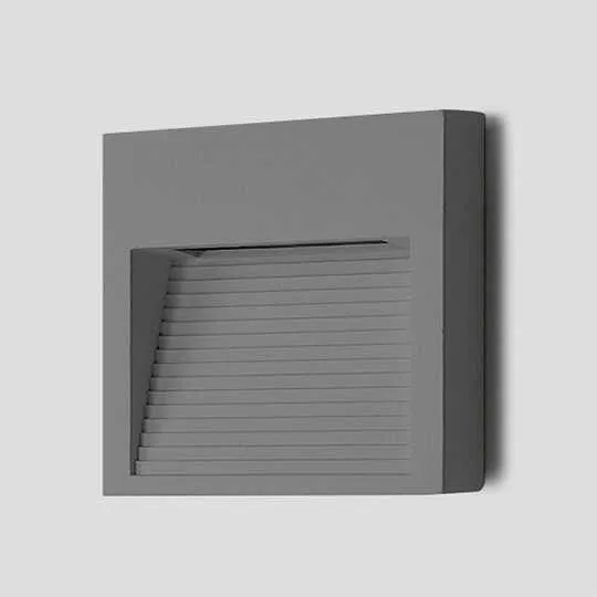M953033 3W 4000K siva IP65 90x90x18mm LED zidna lampa-spoljna nadgradna 50lm Mitea Lighting