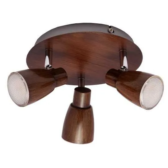 M140631 3x5W 3000K braon LED spot lampa 1050lm Mitea Lighting