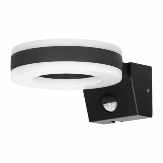 AD-OP-6205BLPMR4 20W 4000K LED crna zidna lampa sa senzorom pokreta IP65 HOWLIT ADVITI