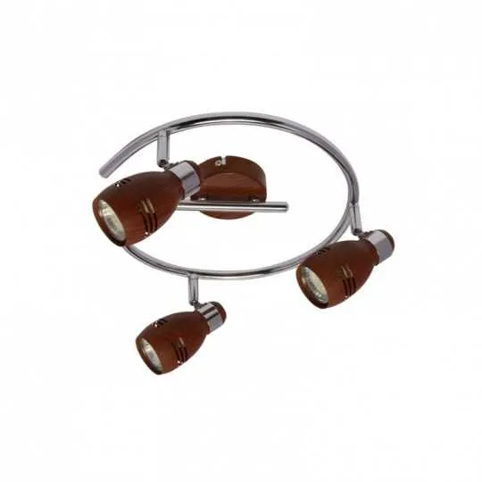 M160132 3x4W 3000K braon GU10 LED spot lampa 1050lm Mitea Lighting