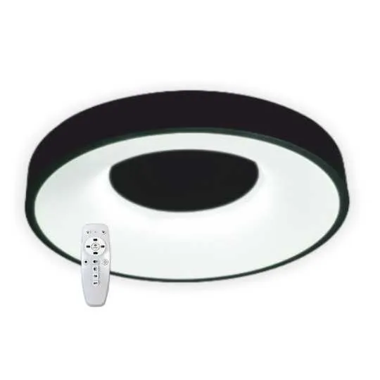 M205467 2x36W 180~260V 3CCT 3000/4000/6500K crna SMD LED plafonjera sa daljinskim 2 4G Mitea Lighting