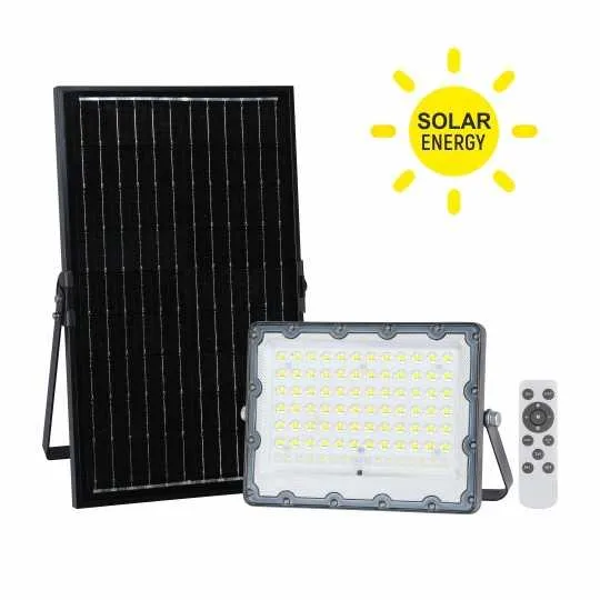 M452080-S3 100W solarni LED reflektor set 6500K IP65 sa daljinskim upravljačem Mitea Lighting