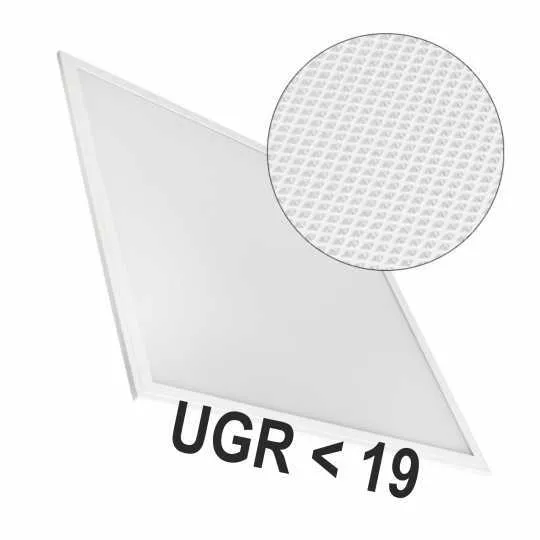 M203460 UGR<19 6500K 595×595 600×600 ugradni LED PANEL beli ram 40W 4000lm 220V IES Mitea Lighting