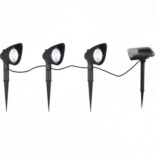 Solarna lampa crna 33027-3 GLOBO