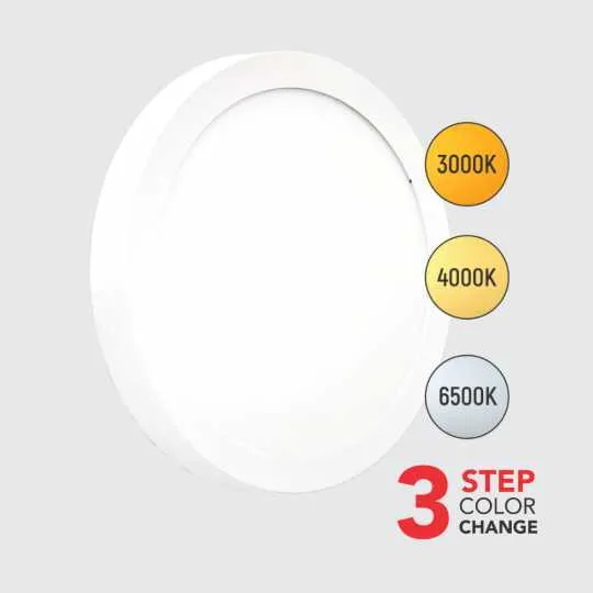 M18NO-3u1 3CCT 18W sa promenljivom bojom svetla 3000/4000/6500K beli okrugli LED panel Mitea Lighting