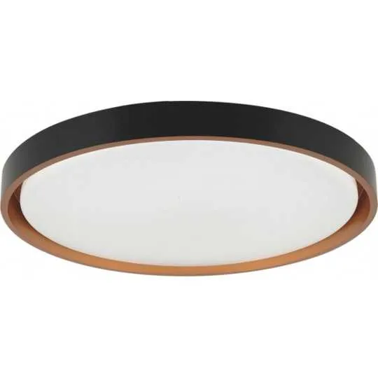 M205520 2x36W 200~240V 3CCT 3000/4000/6500K crno-zlatna fi400mm SMD LED plafonjera Mitea Lighting