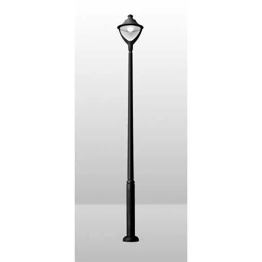 EKTOR 2500 /BEPPE 400 crna parkovska stubna lampa IP65 1xE27 power LED30W 4000K-sijalica uključena uz proizvod P50 361 000 Q1L ulična Fumagalli