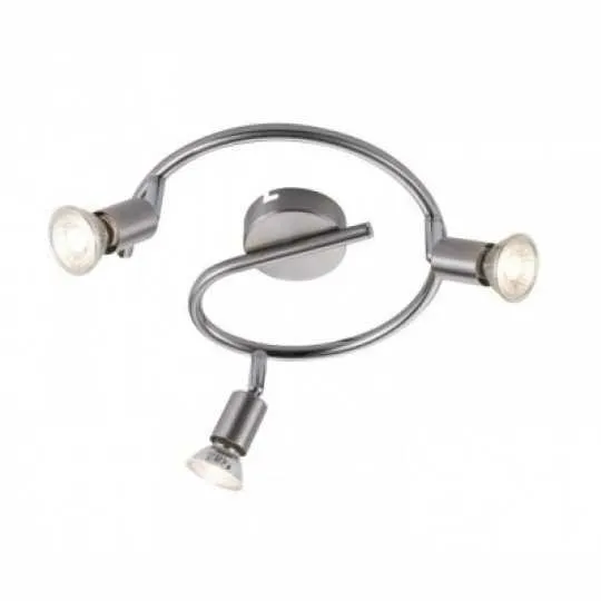 M170132 3x5W 3000K mat hrom GU10 LED spot lampa 1140lm Mitea Lighting