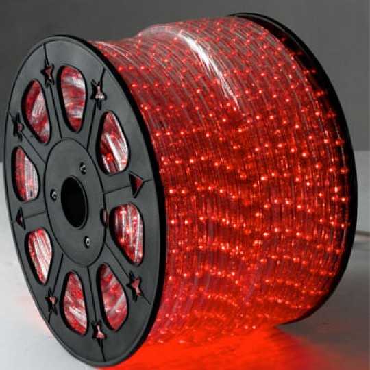 Svetleće crevo 2W/1m 230V crveno IP65 M*/100m LED
