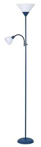 Podna lampa Action E27 1x MAX 100 + E14 1x MAX 25 plava