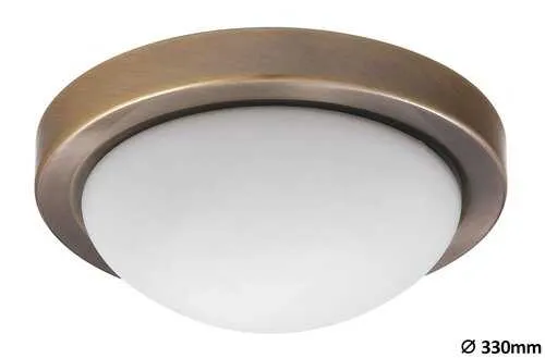 Plafonjera Disky E27 2x MAX 40 bronzana