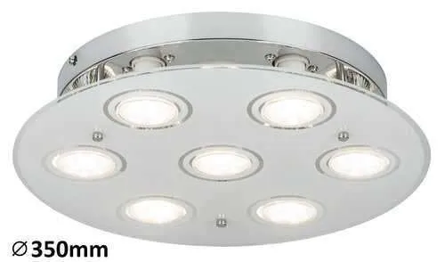 Plafonjera Naomi GU10 7x MAX 15 hrom