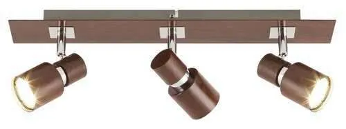 Spot Svetiljka Merkur GU10 3x MAX 50 wenge braon
