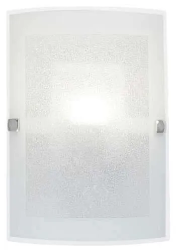 Zidna lampa Charles E27 1x MAX 60 bela