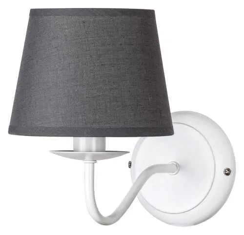 Zidna lampa Flavio E14 1x MAX 40 bela