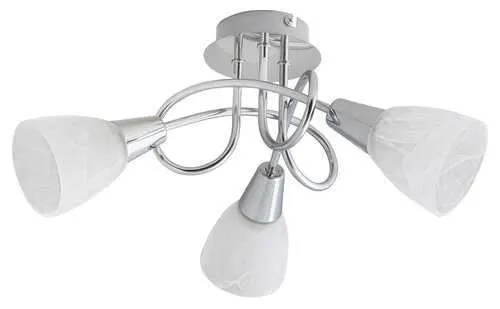 Plafonjera Jenna E14 3x MAX 40 hrom