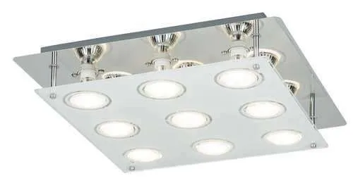 Plafonjera Naomi GU10 9x MAX 15 hrom