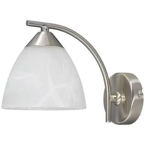 Zidna lampa Tristan E14 1x MAX 40 brušeni hrom
