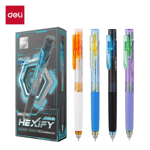 Roler gel olovka HEXIFY EG363-BL 0.5 mm plavi Deli