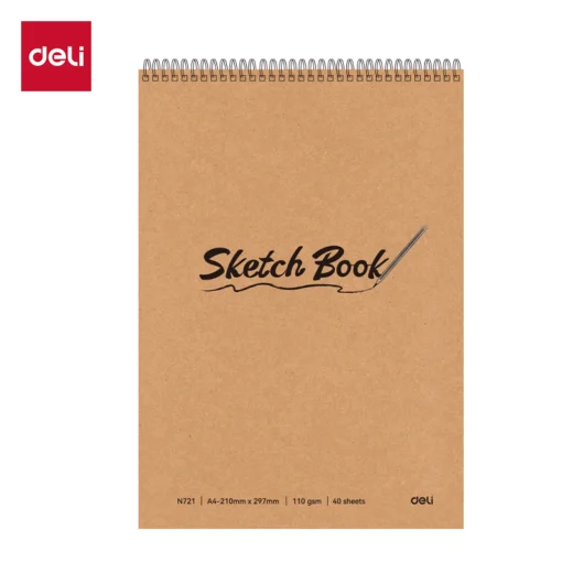 Sketch Book slikarski blok za crtanje A4 EN721 – 40 listova 110gsm Deli