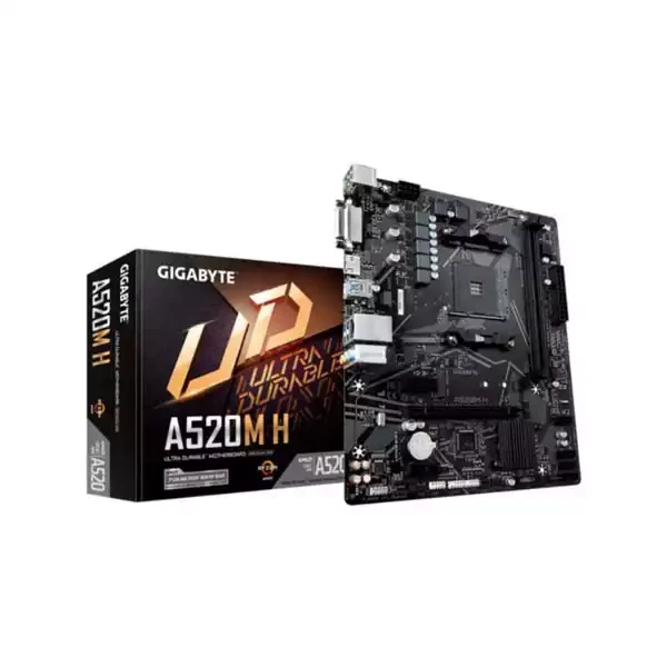 Matična ploča AM4 Gigabyte A520M H RGB DVIHDMIM.2