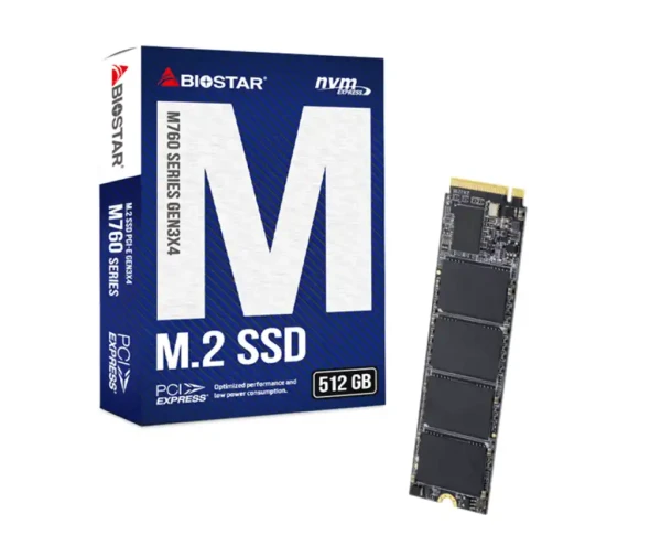 SSD M.2 NVME 512GB Biostar 2800MBs1700MBs M760