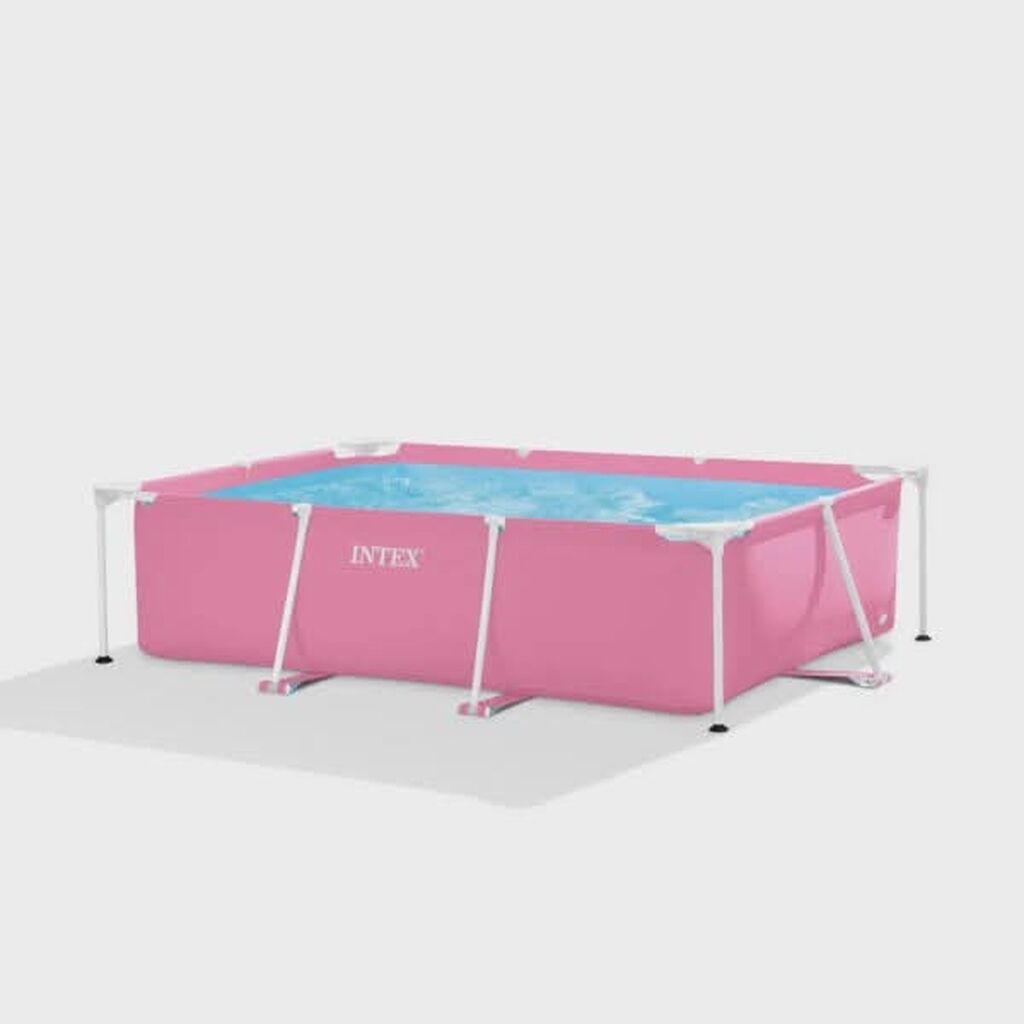 28266 Pink Rectangular Frame bazen 220x150x60 cm Odlikuje se