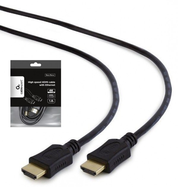 CC-HDMI4L-6 Gembird HDMI kabl v.2.0 ethernet support 3D/4K TV 1.8m