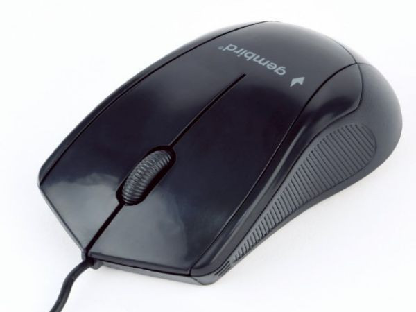 MUS-3B-02 ** Gembird Opticki mis 1000Dpi 3-button black 105mm USB (236)
